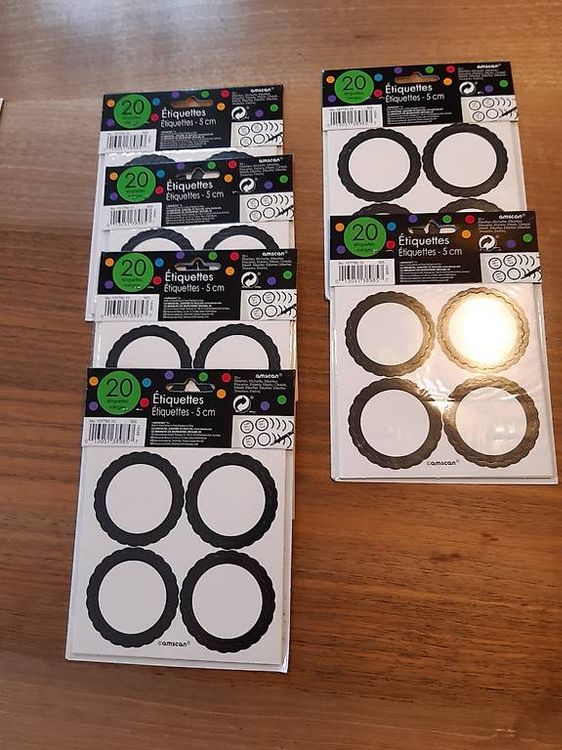 Festliche Etiketten / Sticker Hochzeit oder Geburtstag | Kaufen auf Ricardo