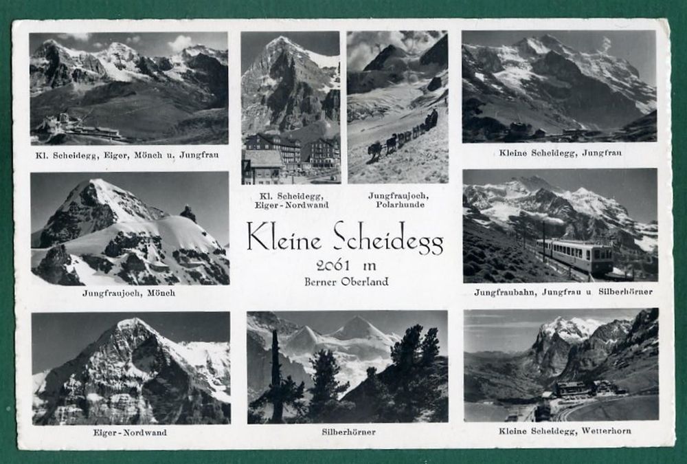 Kleine Scheidegg, 9 Ansichten, 1965 | Kaufen auf Ricardo