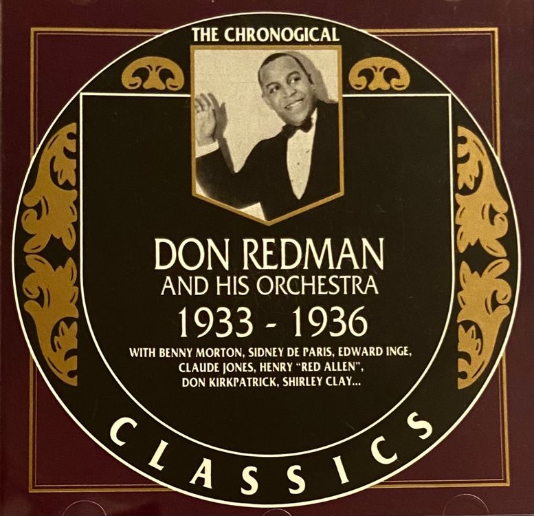 Don Redman & His Orchestra 1933–36 CD Chronogical Jazz | Kaufen auf Ricardo