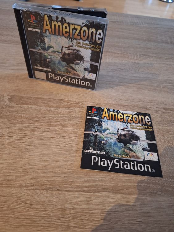 Amerzone PS1 Spiel mit Anleitung - Retro Klassiker (Gebraucht) in ...