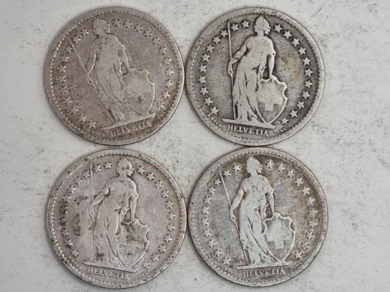 2 FR 1874 Erste Jahr Lot 4 Stück (Gebraucht) in Bure für CHF 63.9 – mit ...