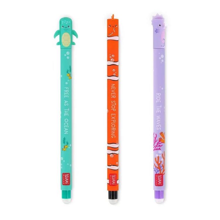 LEGAMI - Set de 3 stylos à encre gel effaçable Under the Sea (Neu und ...