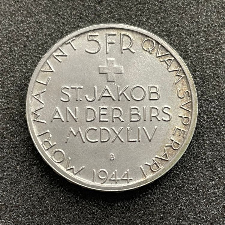 5 Franken Silber St. Jakob 1944 | Kaufen auf Ricardo