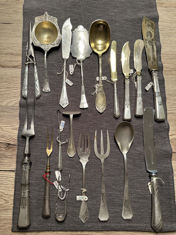 Antikes Silberbesteck 800er Jugendstil div. Teile / Jezler (Gebraucht) in Kaiseraugst für CHF ...