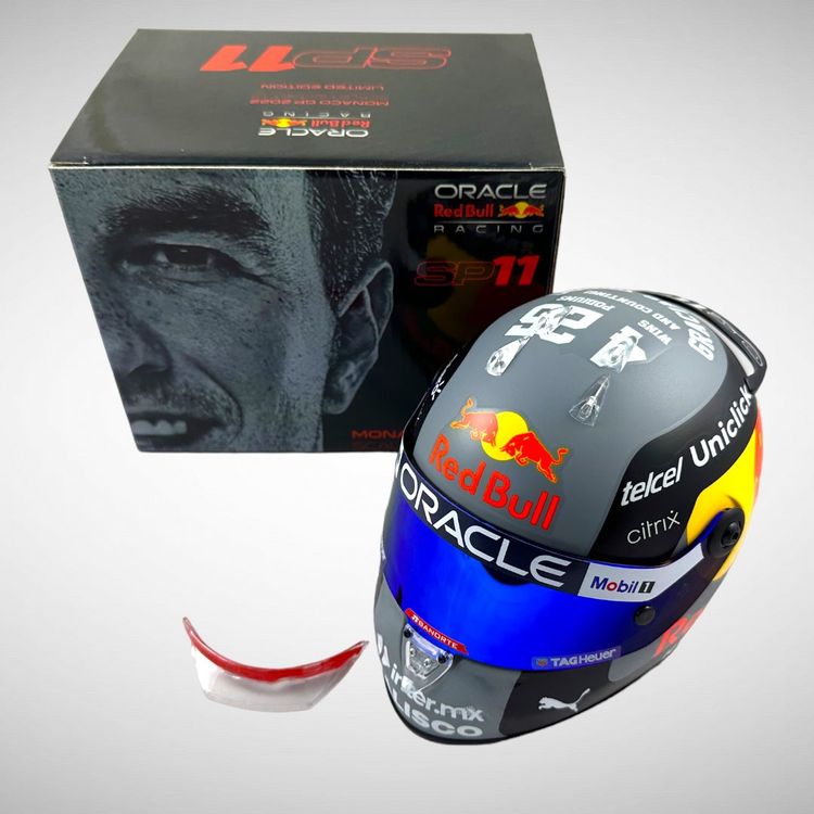 Sergio Perez Red Bull Helm Monaco 2022 Winner 1:2 NEU & OVP (Neu und ...