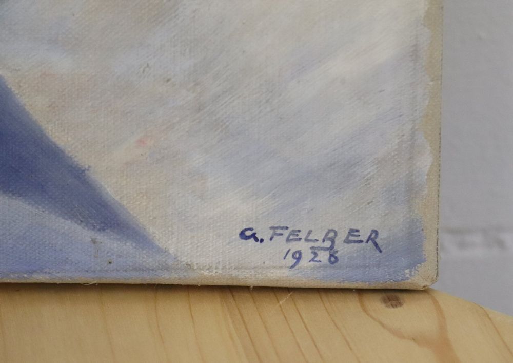 Carl Friedrich Felber 1880-1932, Winterlandschaft von 1926 | Kaufen auf ...