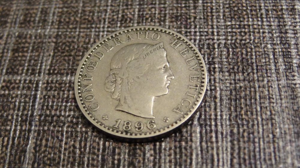 20 Rappen 1896 (Gebraucht) in Olten für CHF 0.5 – mit Lieferung auf Ricardo kaufen
