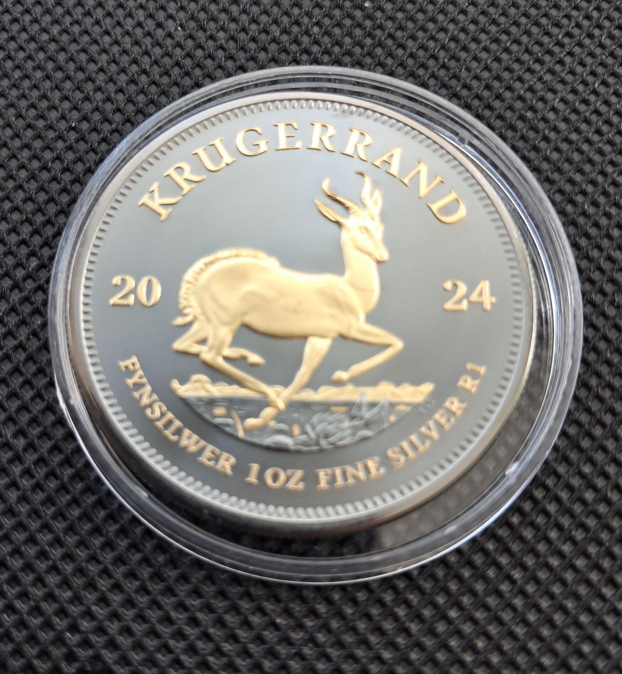 1 OZ Silber Krugerrand 2024 mit Ruthenium und Gold (Neu und originalverpackt) in Weinfelden für ...