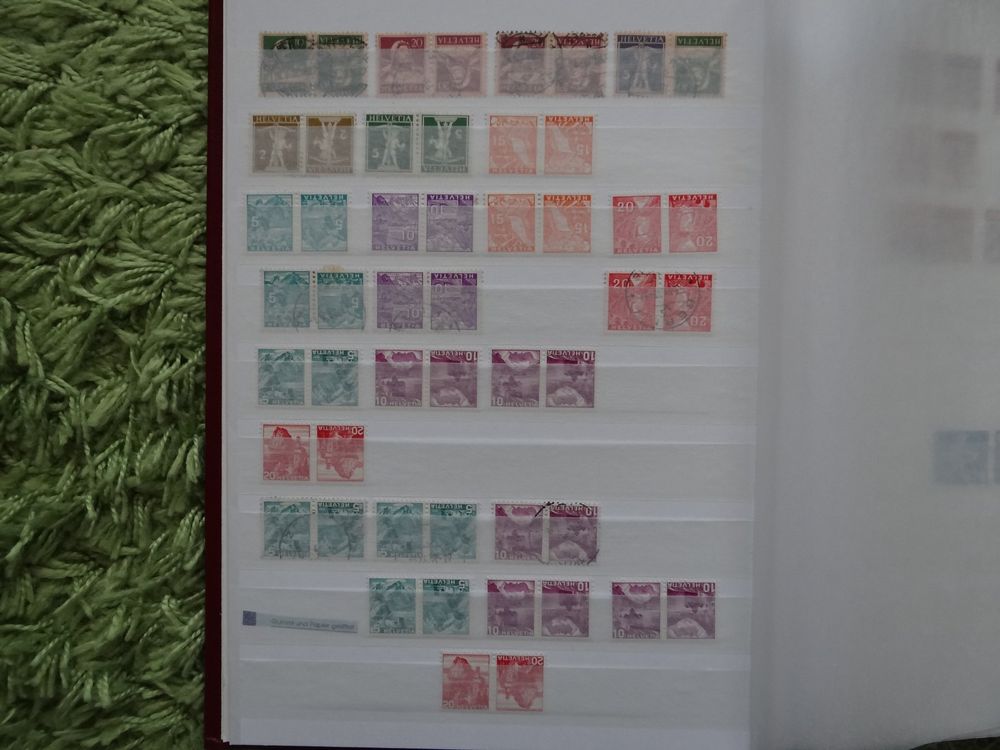 Restsammlung Kehrdrucke/Flugpost/Blöcke/Genfer Ämter ab 1.- (Gebraucht) in Kriens für CHF 21 ...