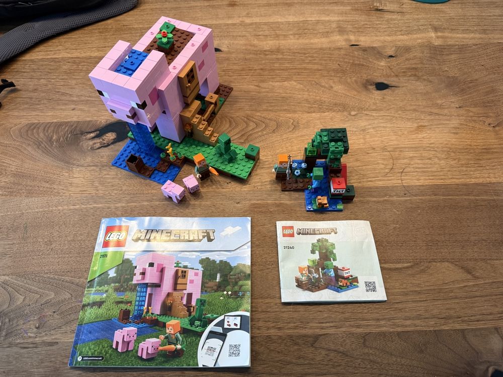 2Stk Lego MINECRAFT (21240&21170) (Gebraucht) in Brittnau für CHF 30 – mit Lieferung auf Ricardo ...
