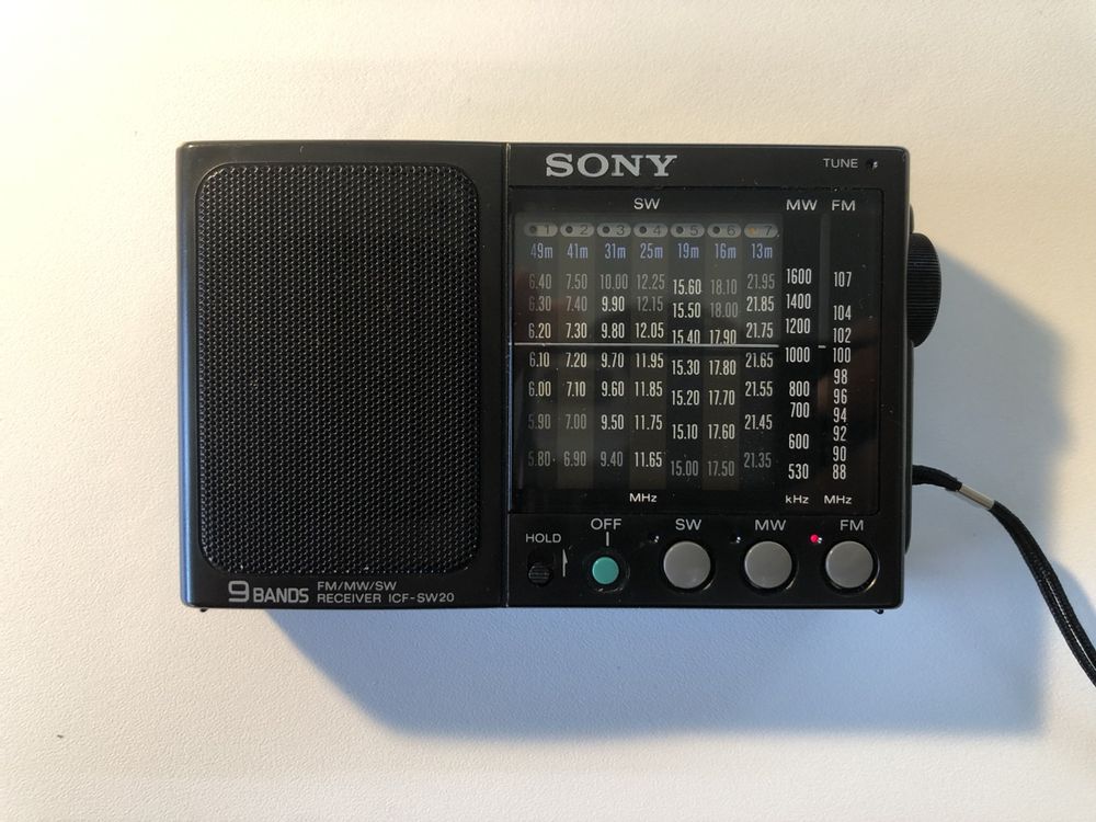Sony 9 Band Receiver ICF-SW20 Radio (Gebraucht) in Kirchdorf AG für CHF ...