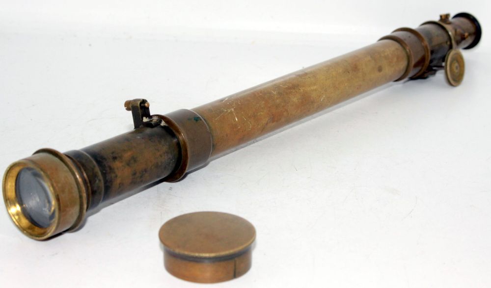 FERNROHR (?) alter Gegenstand Messing/Glas, ca. 37 cm (Gebraucht) in Allschwil für CHF 45 – mit ...