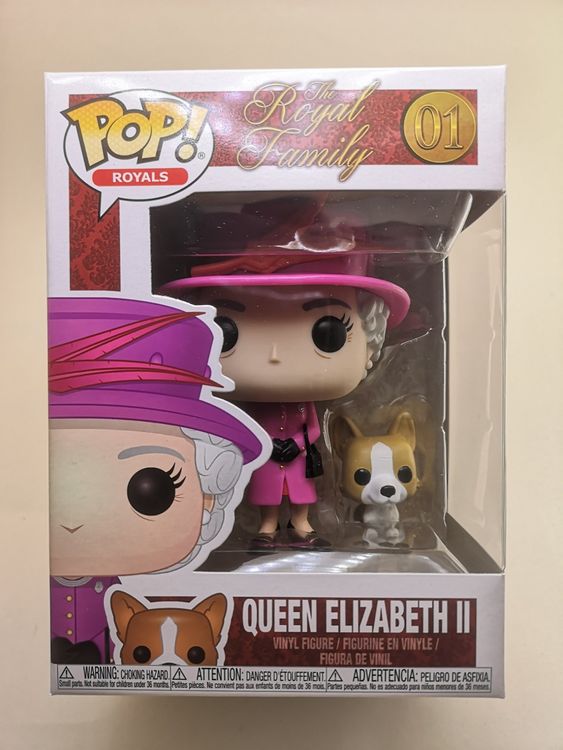 Funko Pop Queen Elizabeth II #01 (Neu und originalverpackt) in Riehen ...