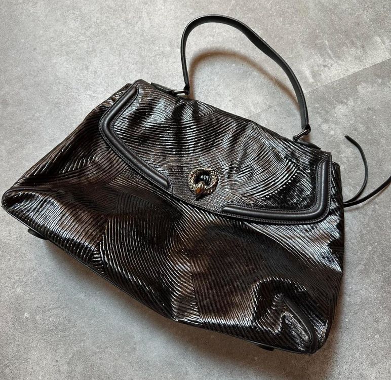 Roberto Cavalli Tasche Leder Python Optik Vintage (Gebraucht) in ...