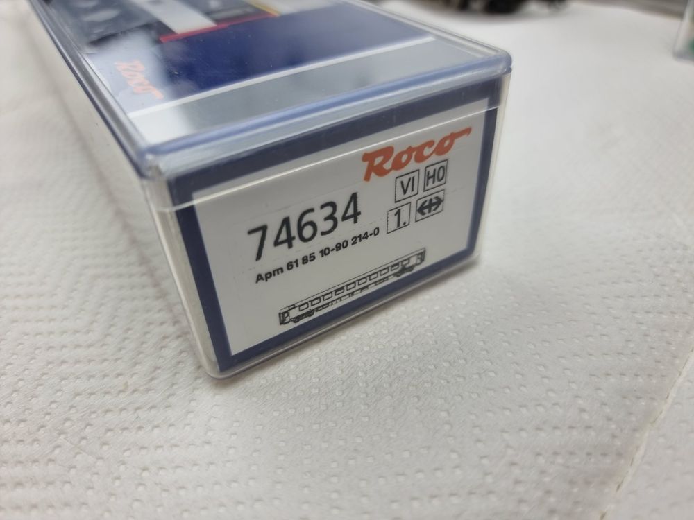 ROCO 74634 IC EW IV Apm 1.Kl ICN Farben H0 DC NEU UNGEFAHREN (Neu und ...