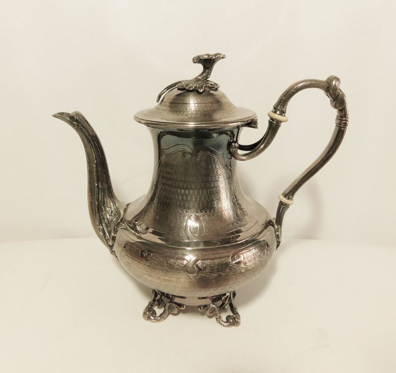 Tee Kaffekanne Alpacca Silber BMF Berndorf 1870 bis 1880 (Gebraucht) in ...