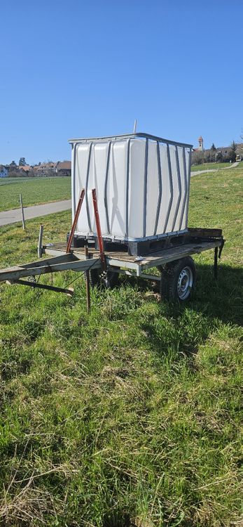 Anhänger mit IBC Wassertank, Ideal für Bewesseung/Tränkefass | Kaufen ...