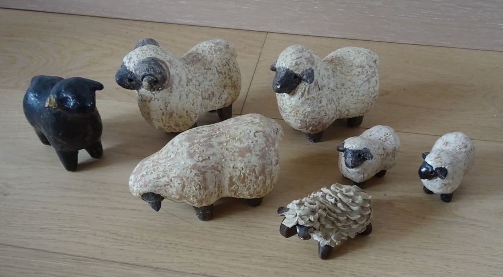 Familie Schaf Keramik Ueli Schmutz (Gebraucht) in Züberwangen für CHF 150 – mit Lieferung auf ...