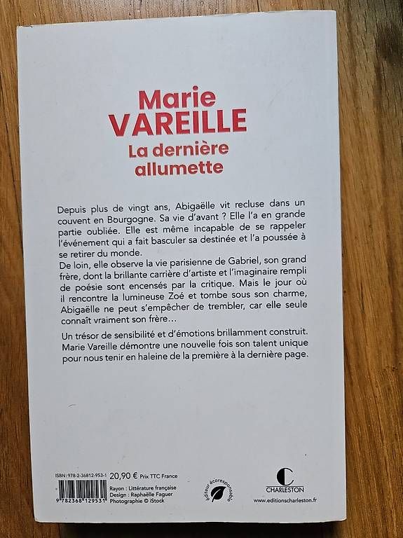 Marie Vareille, La dernière allumette – Roman d'été! (D'occasion) à ...