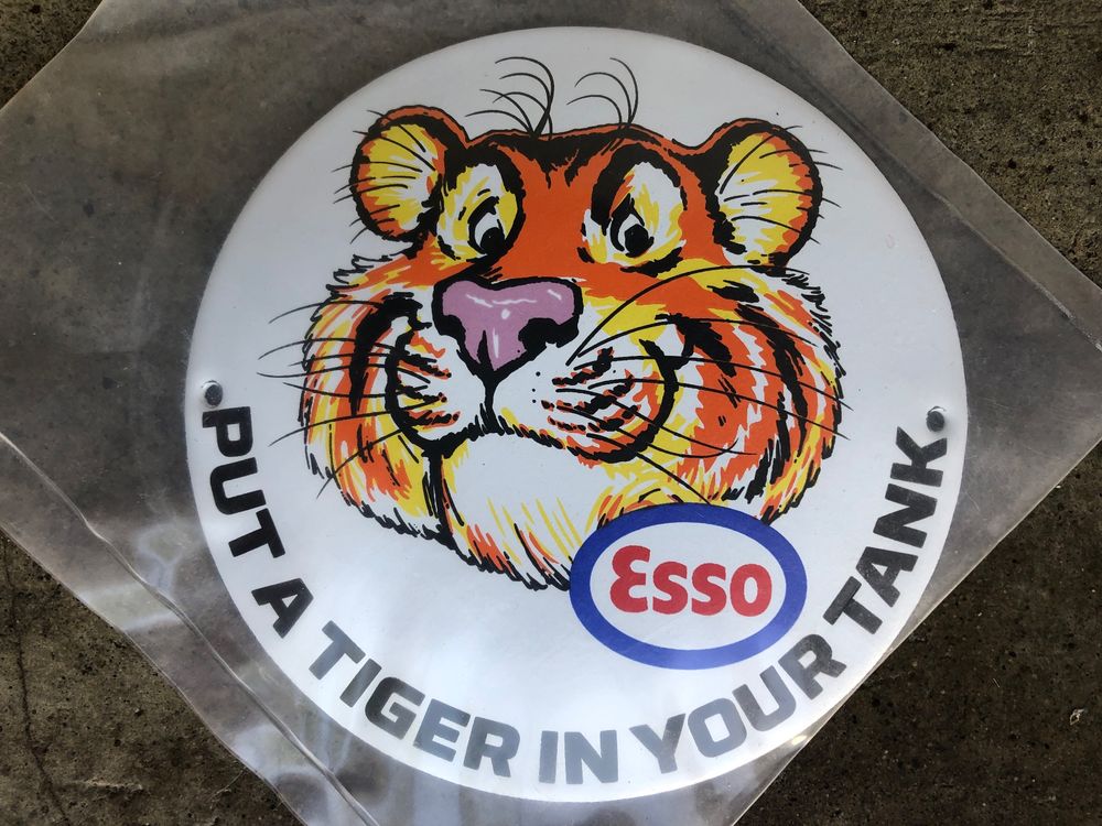 Esso put the tiger in your tank werbung reklame classic (Neu (gemäss ...