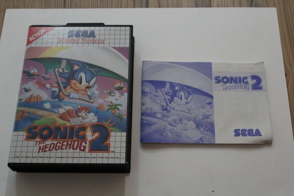 SEGA Master System II PAL, Sonic 2 BOX + Spielanleitung. (Gebraucht) in ...