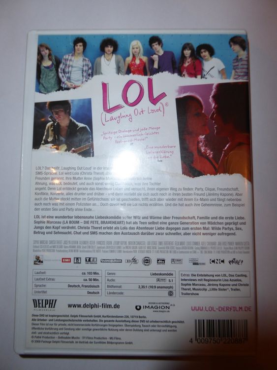 LOL Laughing out loud DVD mit Sophie Marceau, Christa Theret | Kaufen ...