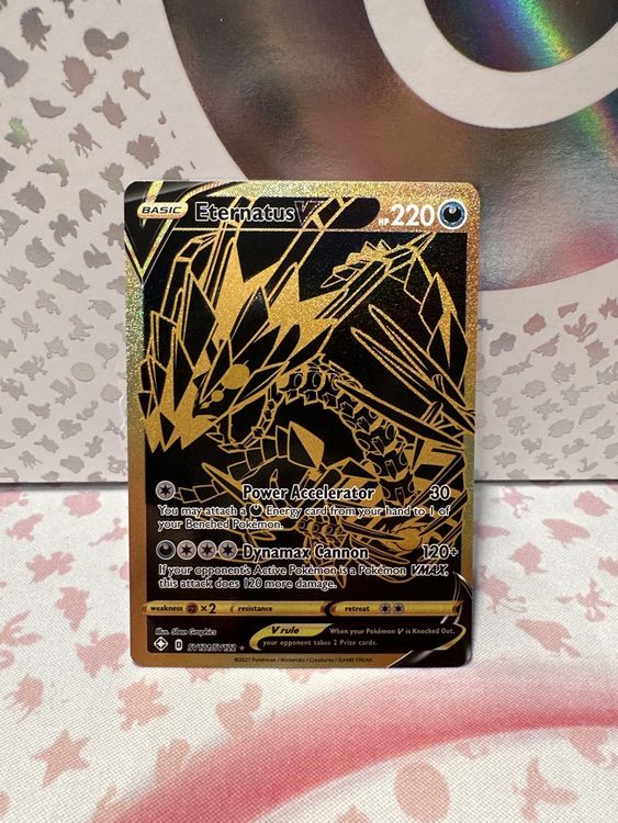 Pokemon ETERNATUS V Gold Karte selten Top Zustand (Gebraucht) in für ...