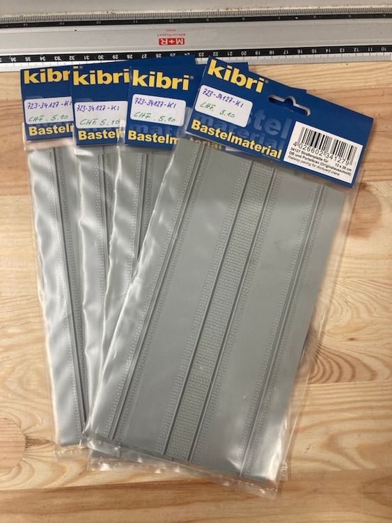 4er Set aus Kibri H0 34127 Strassenplatten DB und Portalkran (Neu und ...