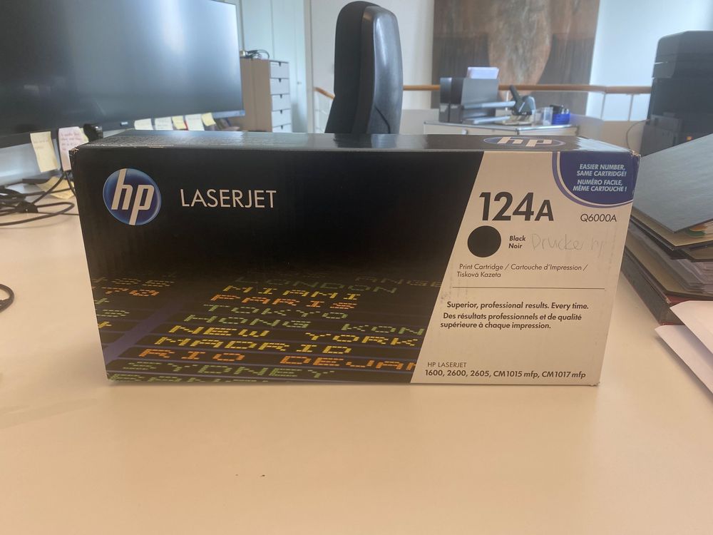 HP Laserjet 124 A black (Neu und originalverpackt) in Zürich für CHF 39 ...