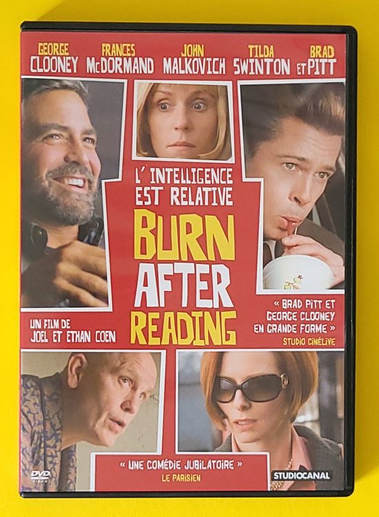 DVD - Burn after reading (Frères Coen) (D'occasion) à Pully pour CHF 5 ...