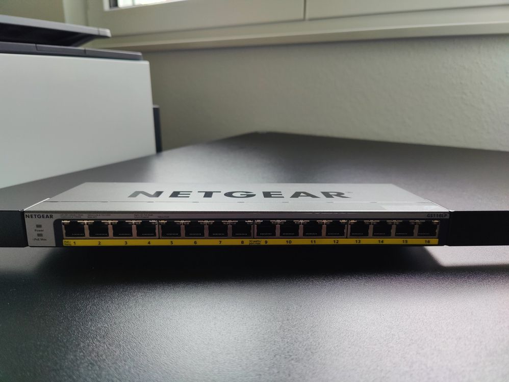 Netgear GS116LP Poe+ Switch 16Port unmanaged | Kaufen auf Ricardo