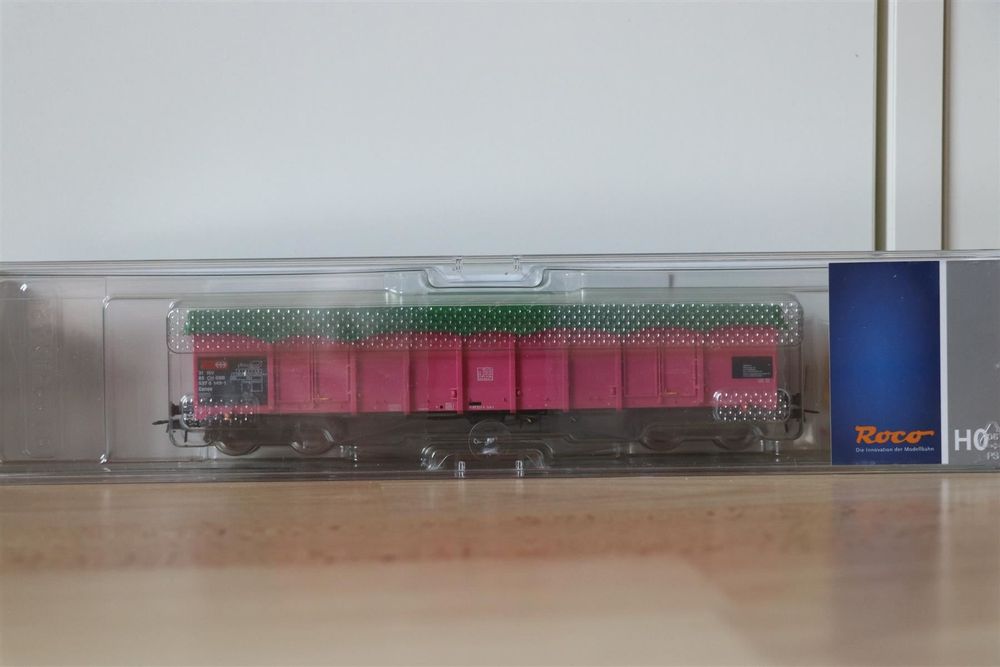 Roco 66512 - SBB Eanos mit Plane rosa | Kaufen auf Ricardo