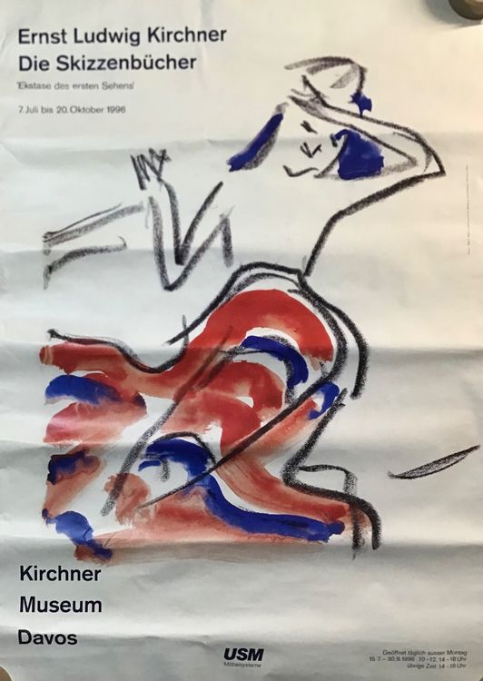 Ernst Ludwig KIRCHNER (1880-1938) Grosse Plakat | Kaufen auf Ricardo