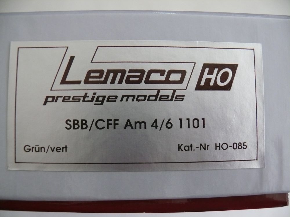 Lemaco prestige H0: SBB Am 4/6 1101 (Neu (gemäss Beschreibung)) in ...