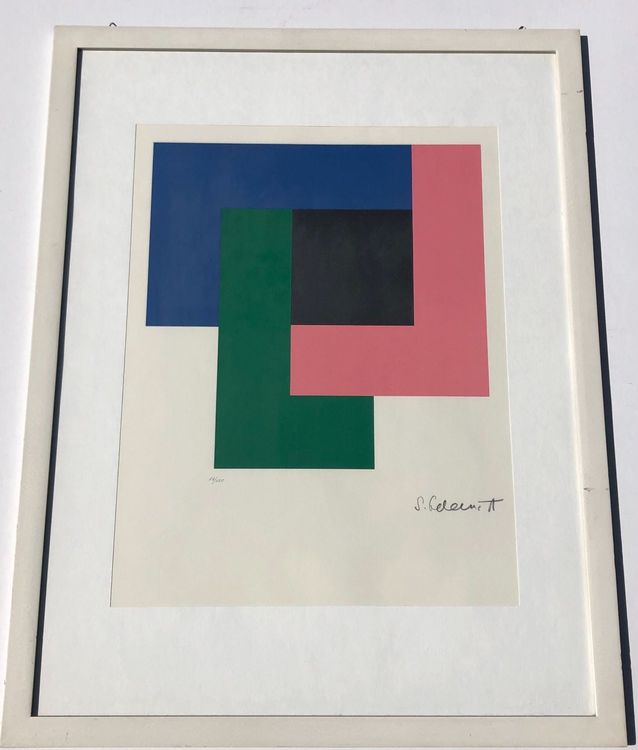 Moderne Serigraphie unleserlich Sign (Gebraucht) in Root für CHF 25 – mit Lieferung auf Ricardo ...