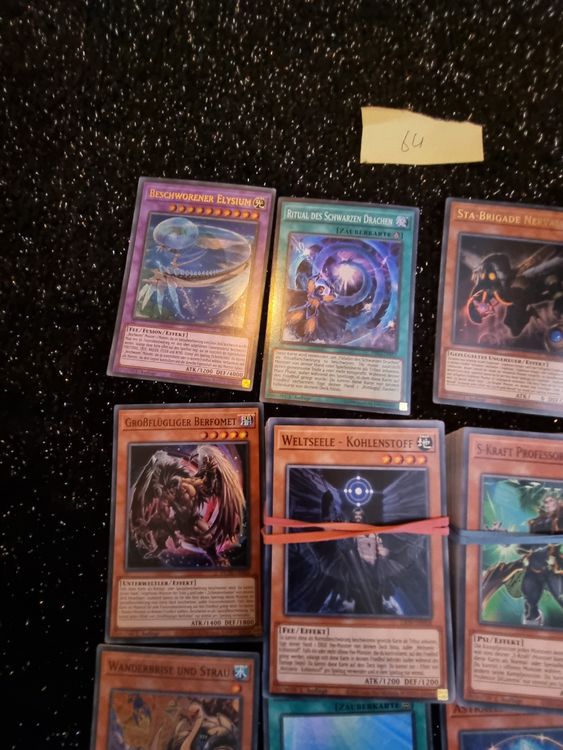 Yu-Gi-Oh! Karten Sammlung, Top Zustand! 64 Karten (Neu (gemäss ...