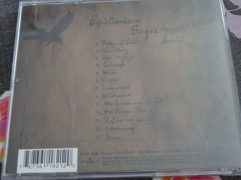 Equilibrium - Sagas CD | Kaufen auf Ricardo