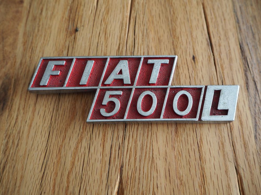 Fiat Emblem Schriftzug Oldtimer | Kaufen auf Ricardo