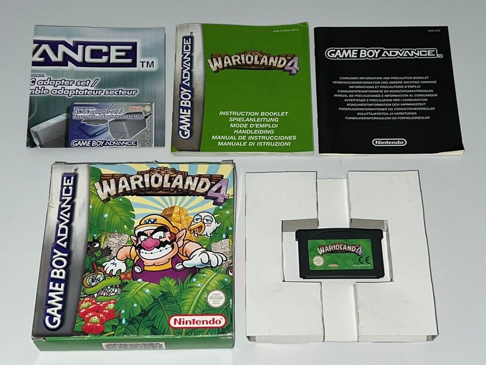 Game Boy Advance (GBA) - Wario Land 4/WarioLand 4 (OVP) (Gebraucht) in ...