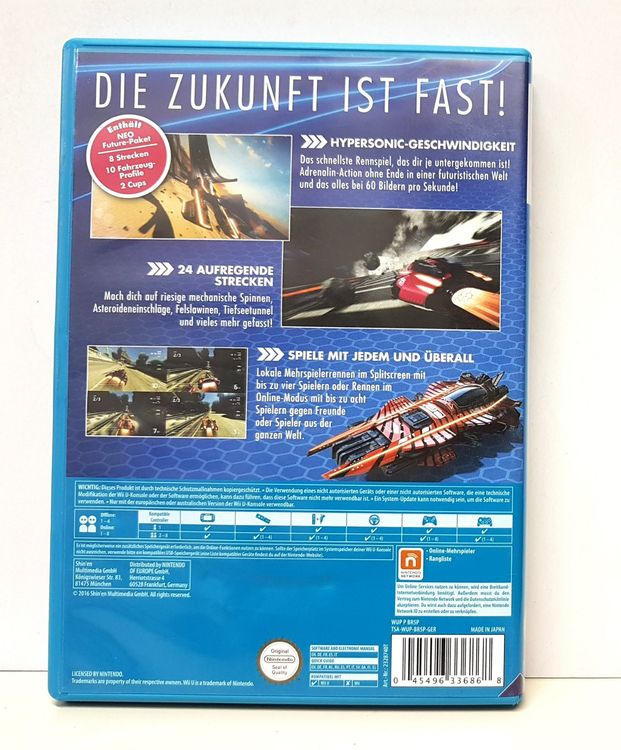 FAST Racing NEO Hypersonic Geschwindigkeit Wii U (Gebraucht) in ...