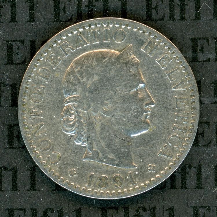 CHF___0.20 1891 s 20 Rappen | Kaufen auf Ricardo