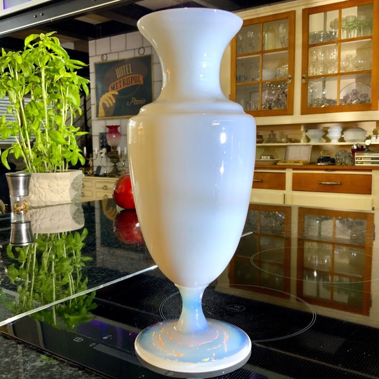 SEVRES FRANCE ART DECO VASE OPALIN BLEIKRISTALLGLAS,UM 1930 | Kaufen auf Ricardo