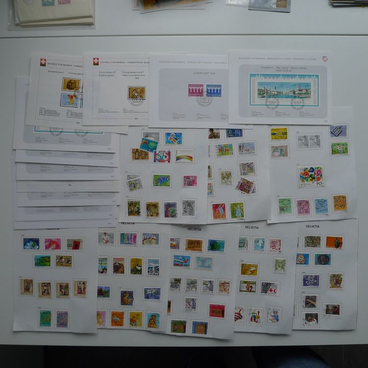 Über 90 Steckkarten, alt bis modern, teils ET-Vollstempel (Gebraucht) in Ebikon für CHF 150 ...