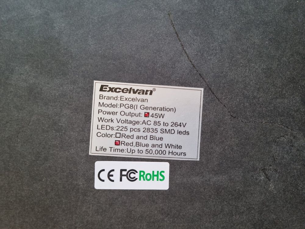 Excelvan Hydroponic Plant Grow Light 45W 225 SMD LED Panel | Kaufen auf ...