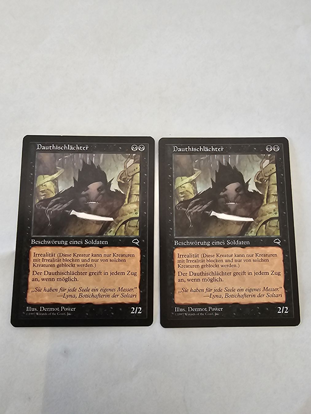 Magic: The Gathering - 2 x Dauthischlächter - (Gebraucht) in Wisen SO ...