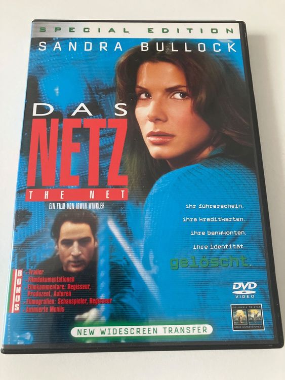 Das Netz [Special Edition, DVD] Sandra Bullock (Gebraucht) in Arbon für ...