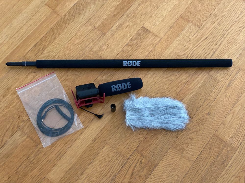 RODE Videomic Rycote Richtmikrofon + RODE Micro Boompole (Gebraucht) in ...