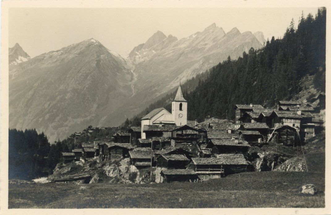 Blatten VS im Lötschental und Rothörner ca. 1930 (D'occasion) à Niedergesteln pour CHF 8 – avec ...