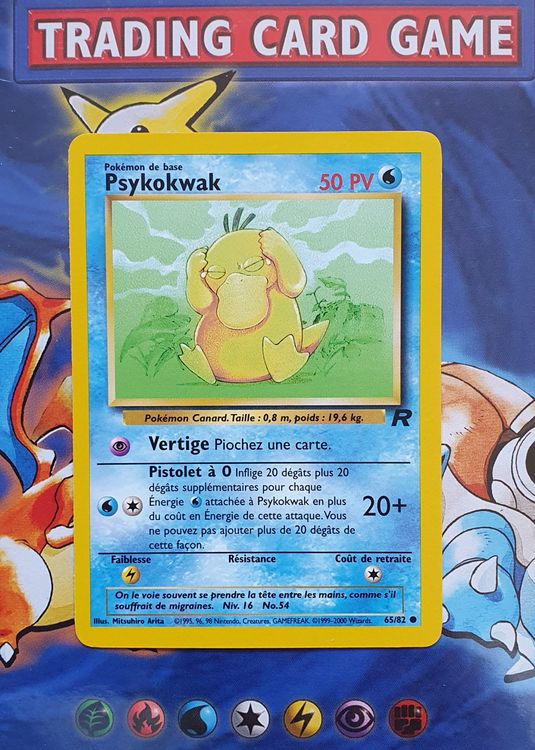 Carte Pokémon Psykokwak (Team Rocket) 65/82 (fr) (Neu (gemäss ...