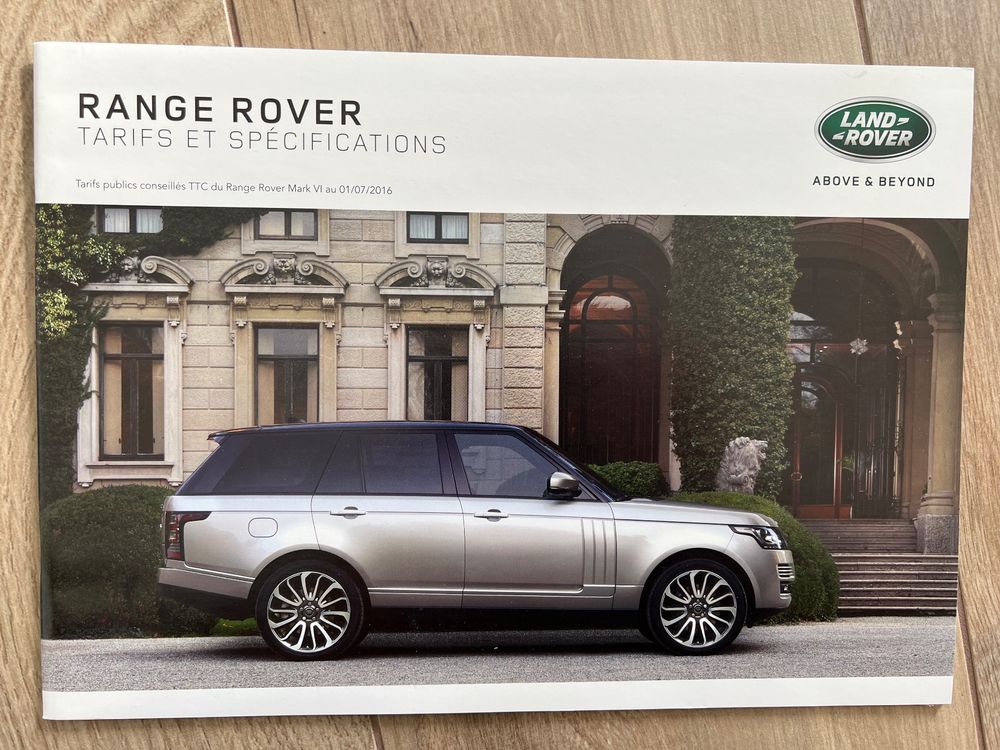 Brochure Range Rover - 2016 - Neuve (Neuf (Voir description)) à Vionnaz ...
